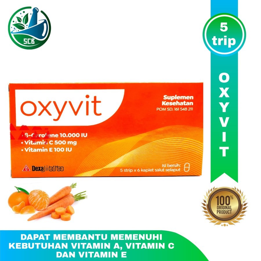 Jual Oxyvit Suplemen Vitamin C - Per Box 5 Strip 30 Tablet | Shopee ...