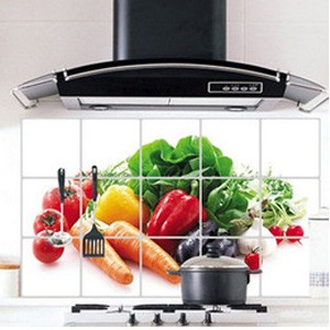 Jual STICKER DAPUR STIKER DAPUR KITCHEN SHEET 45X75 TL226 VEGETABLE UKM ...