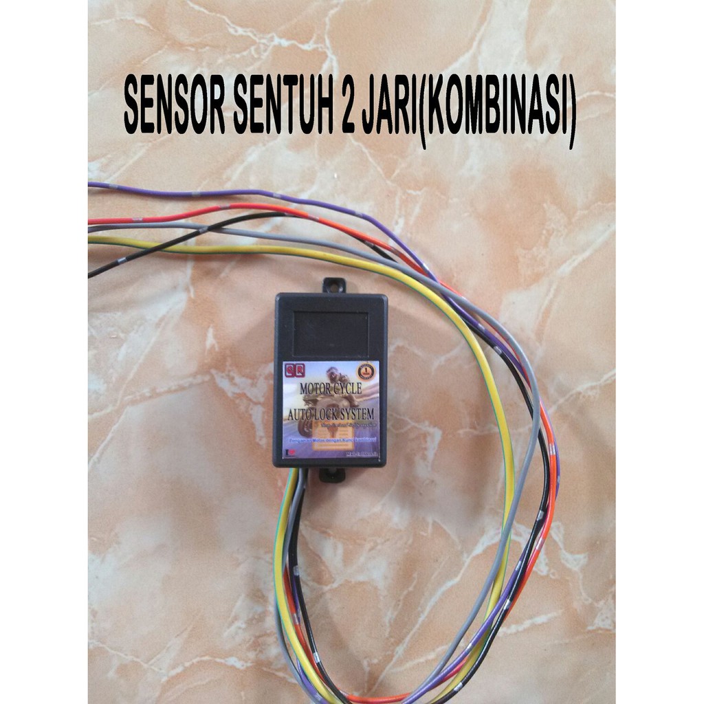 Jual PENGAMAN MOTOR ANTI MALING/BEGAL SENSOR SENTUH 2 JARI | Shopee ...