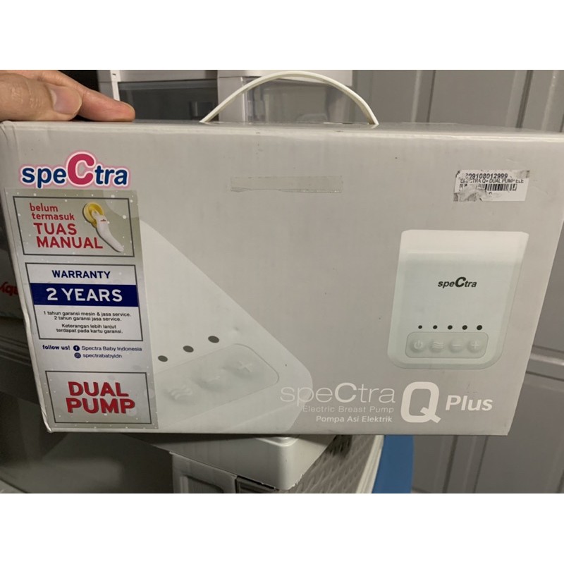Jual spectra q plus q + white putih garansi original pompa asi dual ...