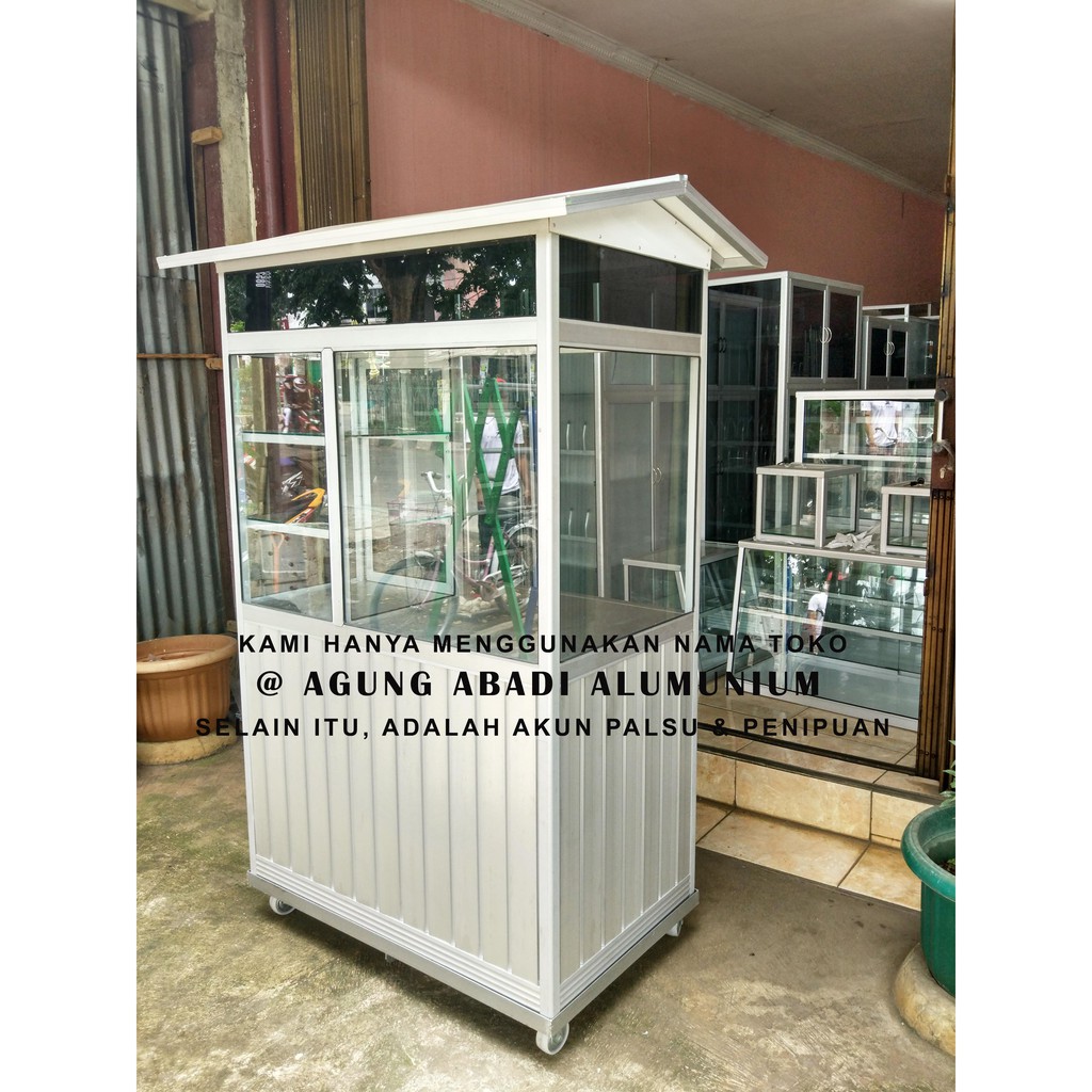 Jual Etalase / Gerobak Alumunium Dagang Kebab | Shopee Indonesia