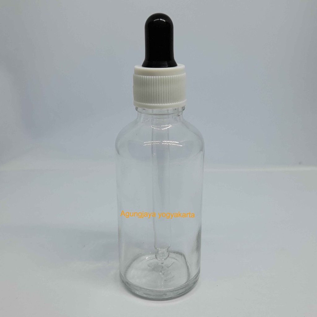 Jual Botol Kaca 50 ml Serum BR Clear Original Pipet Karet / 4831 ...