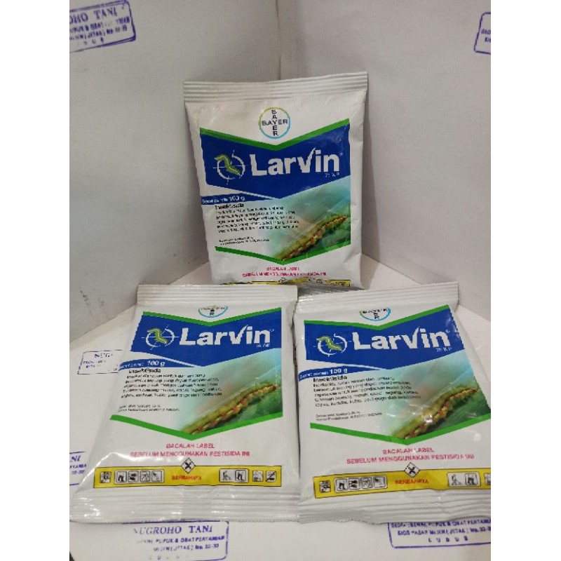 Jual INSEKTISIDA LARVIN 75 WP 100 GR PENGENDALU ULAT | Shopee Indonesia