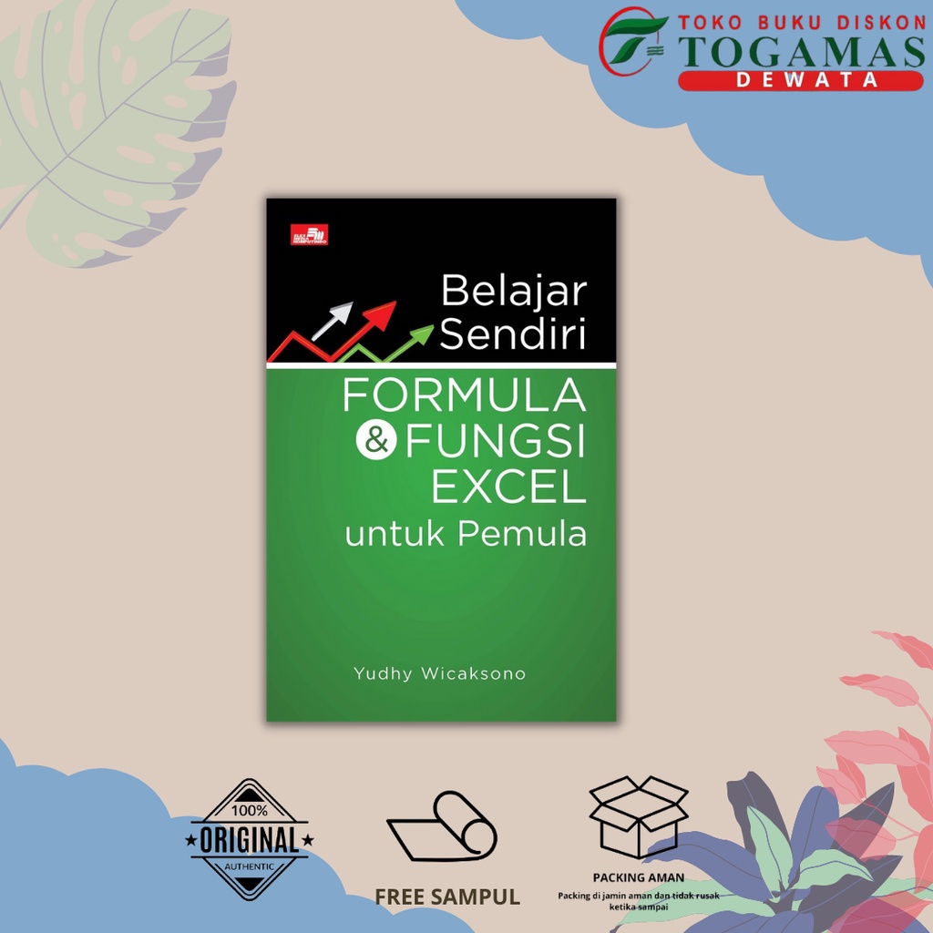 Jual BUKU ILMU KOMPUTER | BELAJAR SENDIRI FORMULA DAN FUNGSI EXCEL UNTUK PEMULA | YUDHY ...