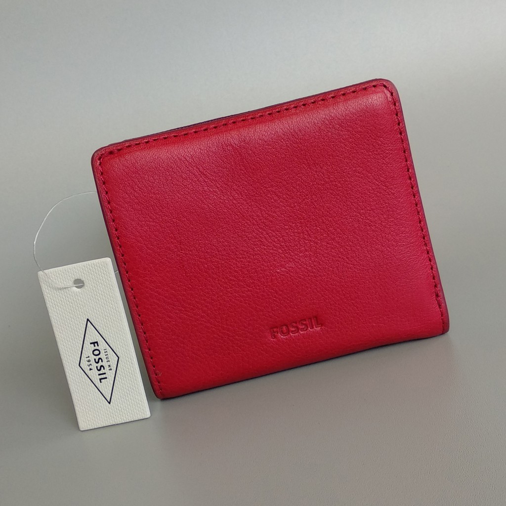 Jual Dompet Fossil Emma Mini Wallet Red Velvet | Shopee Indonesia