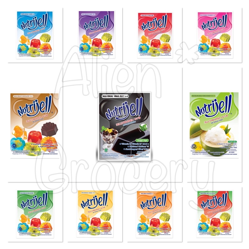 Jual Nutrijell Nutri Jell All Variant BESAR 15gr 30gr | Shopee Indonesia
