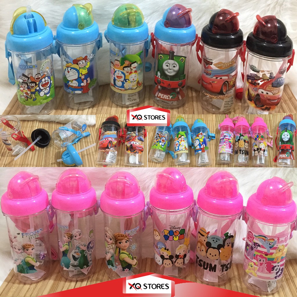 Jual BOTOL AIR BPA FREE KARAKTER 450ML / BOTOL MINUM 450ML KARTUN ...