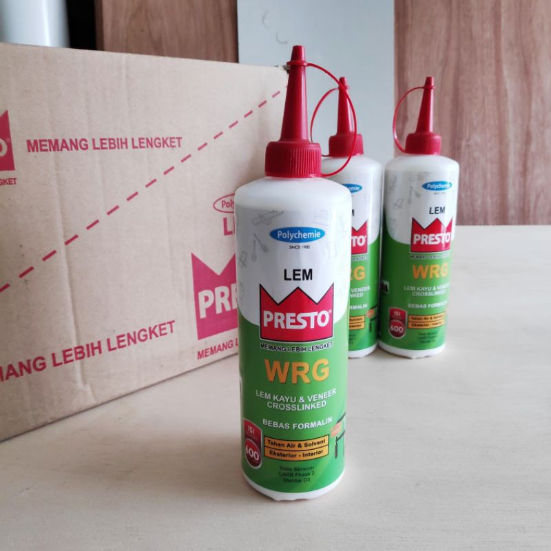 Jual Lem Presto WRG Lem Kayu Alifatik Exterior Interior Tahan Air 600 ...