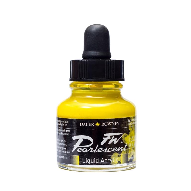 Jual Daler Rowney FW Ink Acrylics Pearlescent 29.5ml | Shopee Indonesia