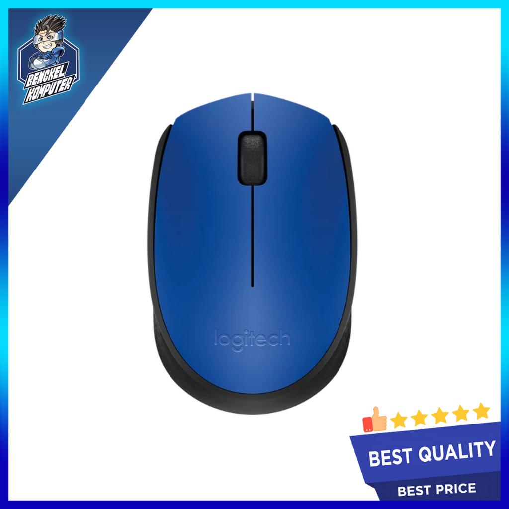 Jual MOUSE LOGITECH M171 WIRELESS BLUE/BLUE GREY/GREY/OFF WHITE/RED ...