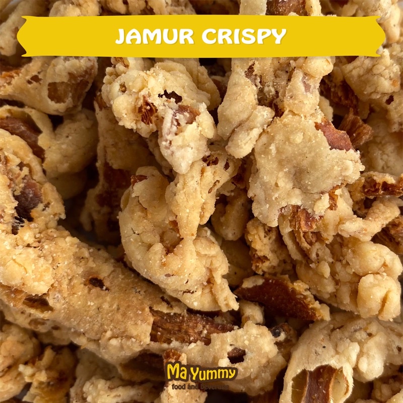Jual JAMUR CRISPY 500gr (SNACK KILOAN / CEMILAN MURAH / KERIPIK JAMUR ...