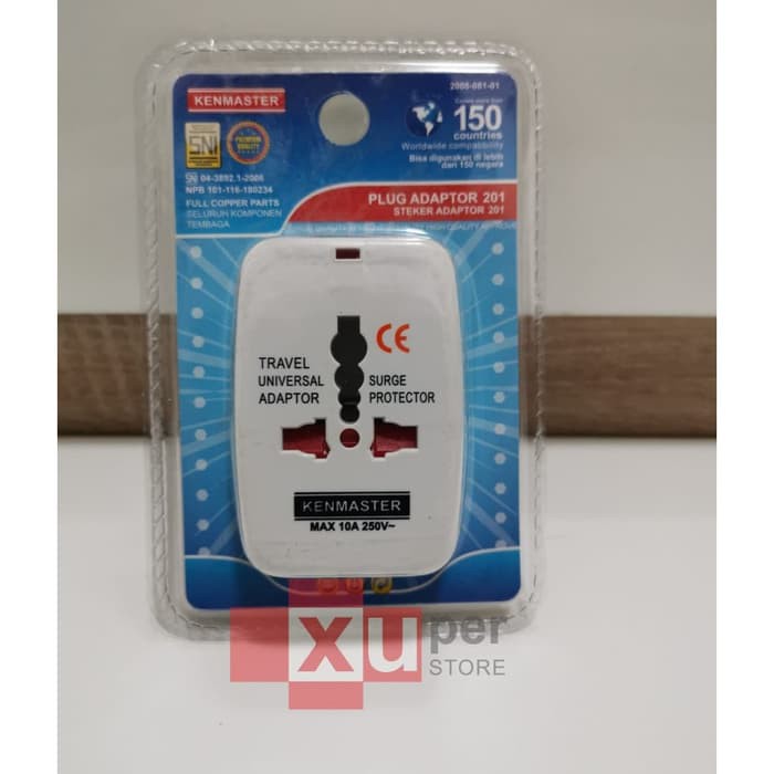 Jual UNIVERSAL TRAVEL ADAPTOR - KENMASTER COLOKAN MULTIFUNGSI | Shopee ...