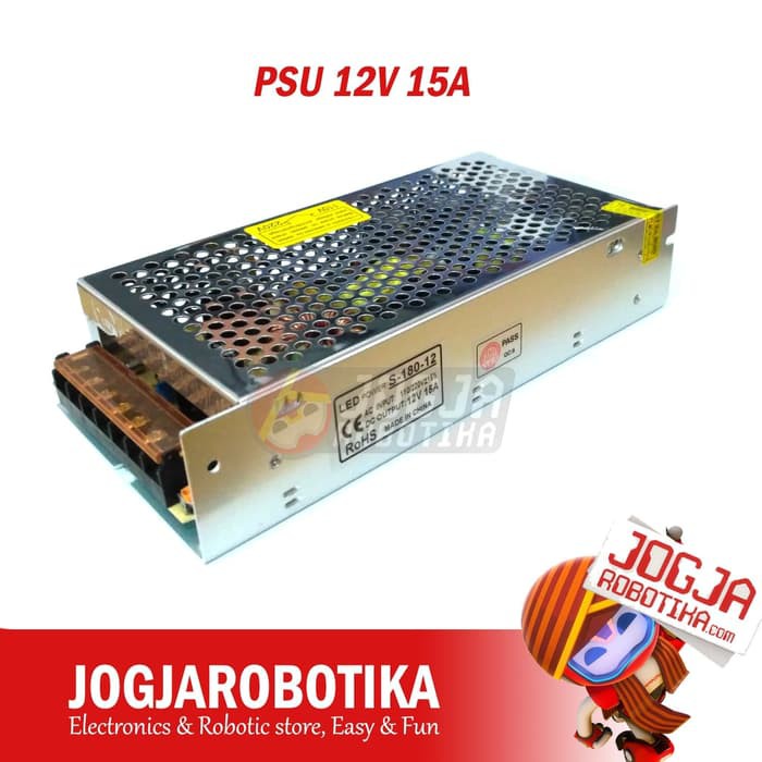 Jual POWER SUPPLY 12V 15A PSU Jaring 12V 15A Switching SMPS | Shopee ...