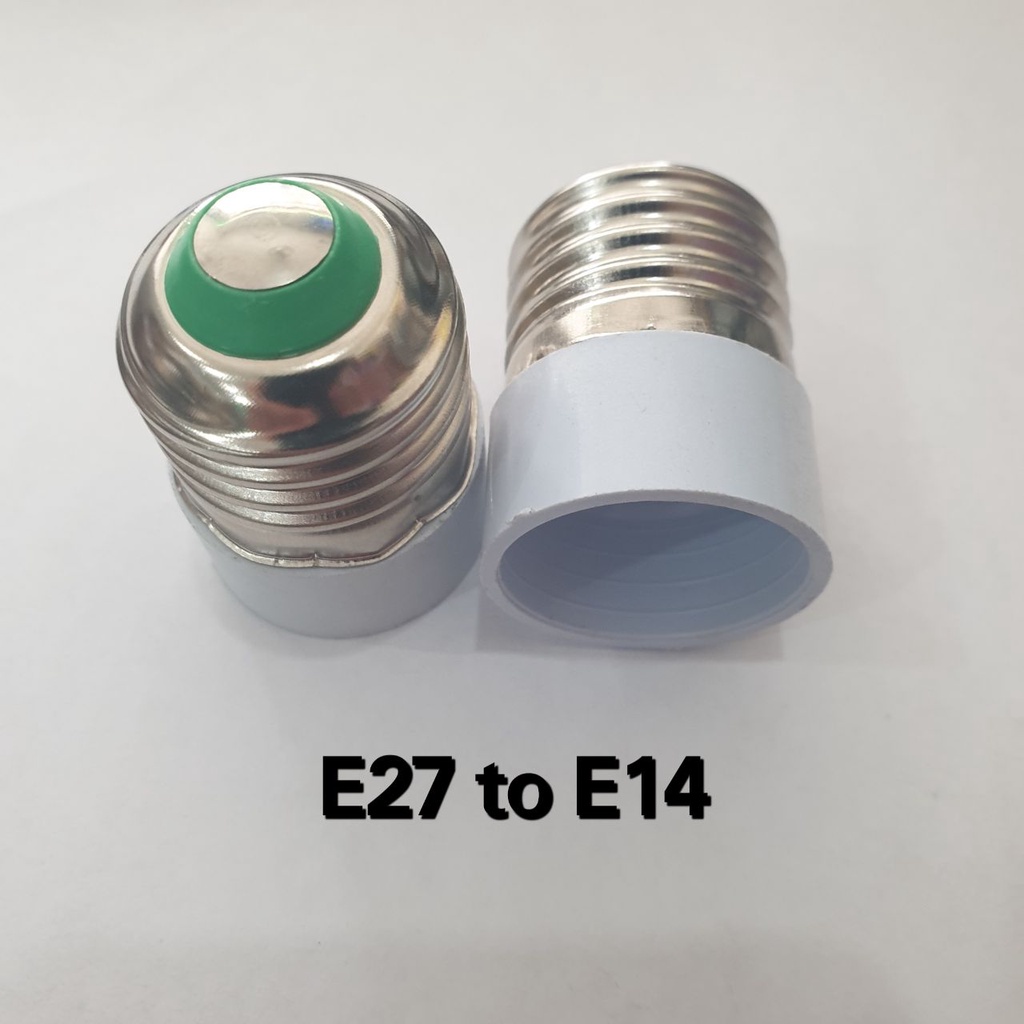 Jual ADAPTOR CONVERTER SAMBUNGAN FITTING E27 KE E14 LAMPU HIAS GANTUNG | Shopee Indonesia