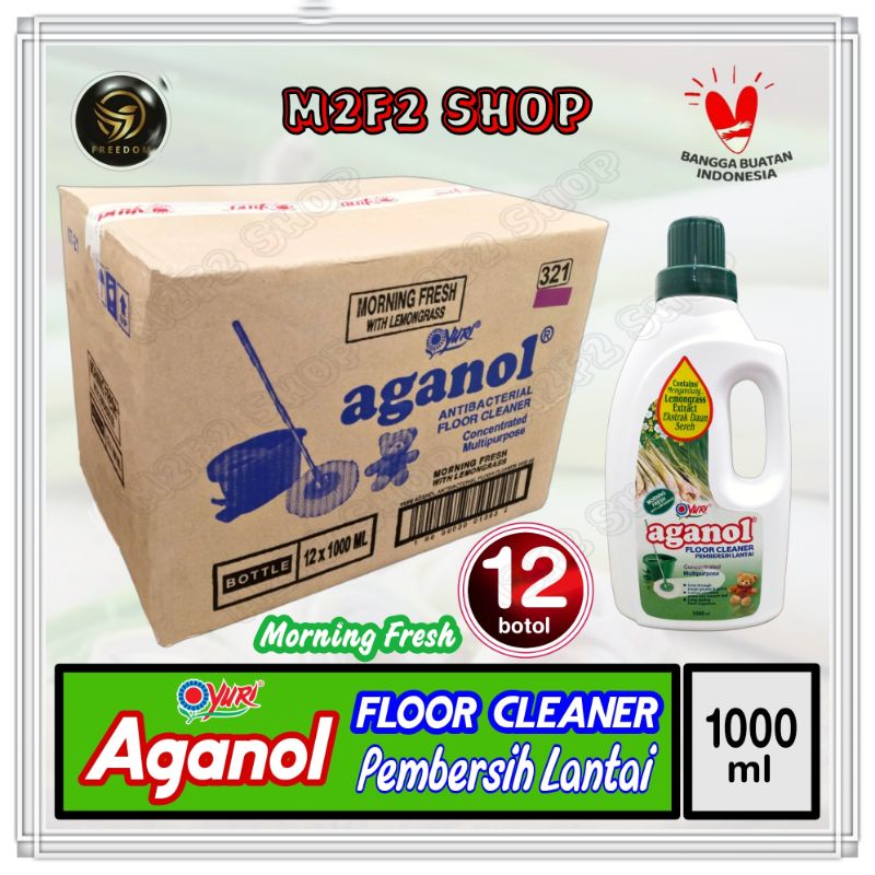 Jual Yuri Aganol Antibacterial Floor Clean Morning Fresh Lemongrass ...