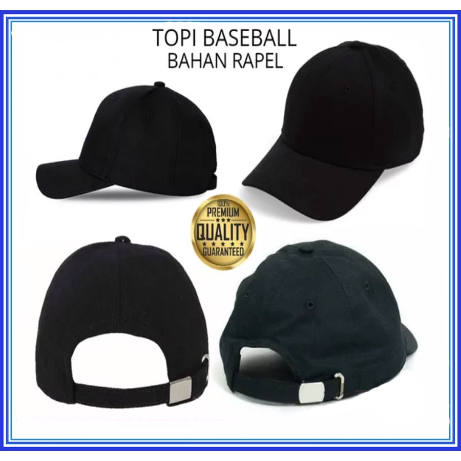 Jual Topi Polos Baseball dewasa bahan denim tebal CAKOP BESI bisbol ...