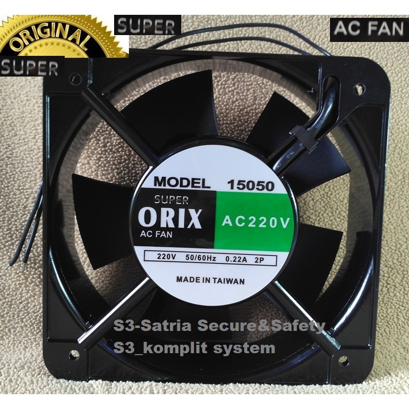 Jual Cooling FAN AC 15CM / Kipas Fan panel ORIX AC 220V Ball Bearing ...