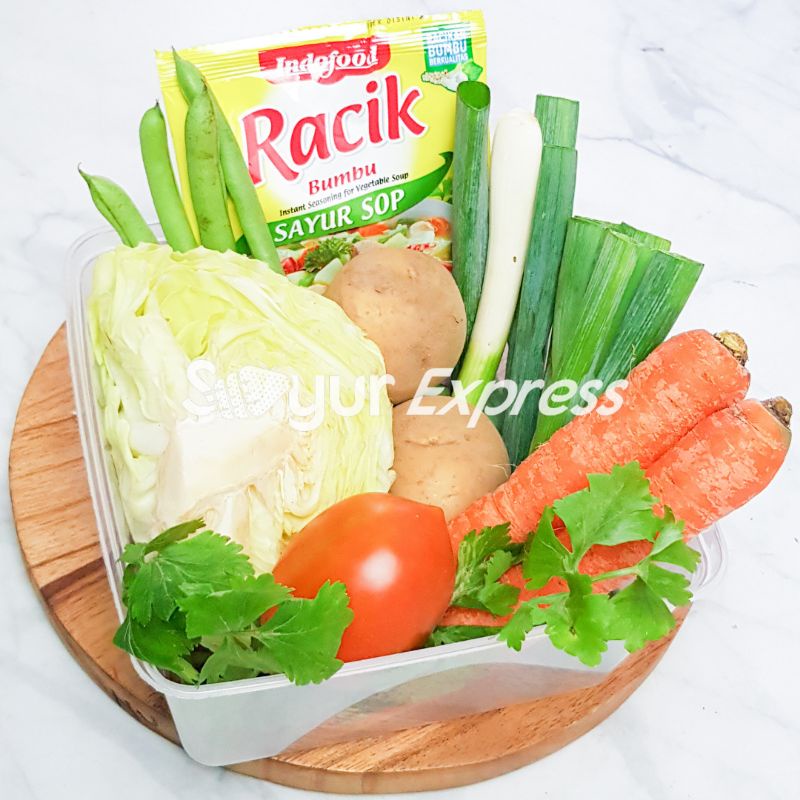 Jual KIRIM INSTAN Paketan Sayur Sop 500gr BONUS Racik Sayur Sop ...