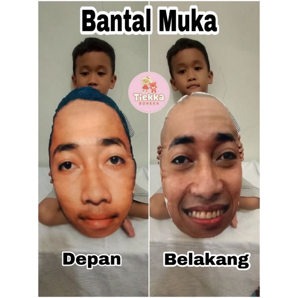 Jual BANTAL FOTO PHOTO BANTAL KARAKTER BONEKA MUKA BONEKA FOTO 60X40CM ...