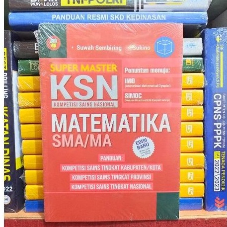 Jual Buku Olimpiade Super Master KSN Matematika SMA Penuntun Menuju IMO-SIMOC | Shopee Indonesia