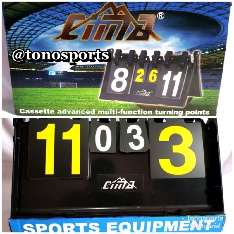 Jual CIMA ASLI ORIGINAL Papan Skor Portable Score Board Bola Futsal ...