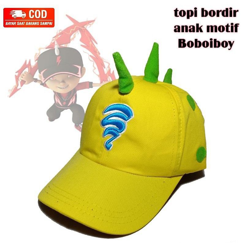 Jual TOPI KARAKTER ANAK KARTUN BOBOIBOY TOPI TANDUK BOY ANAK USIA 2-8 ...