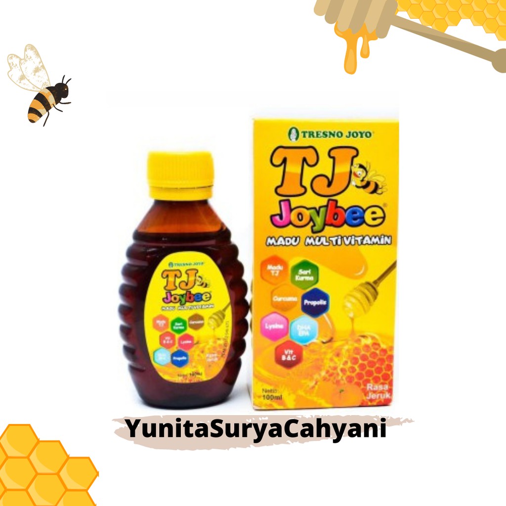 Jual TJ Joybee Madu Multivitamin Plus 100mL All Varian Jeruk Strawbery ...