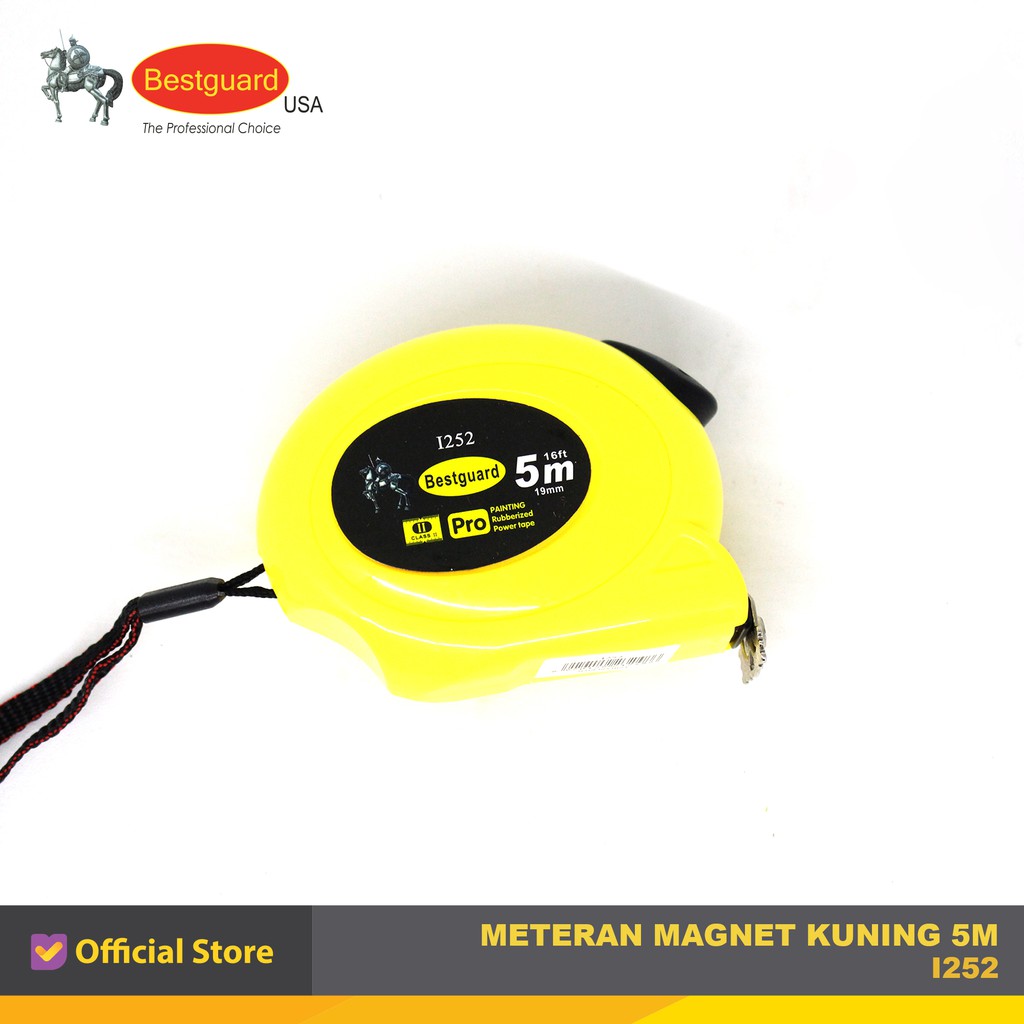 Jual Bestguard Meteran Magnet Kuning 5M | Shopee Indonesia
