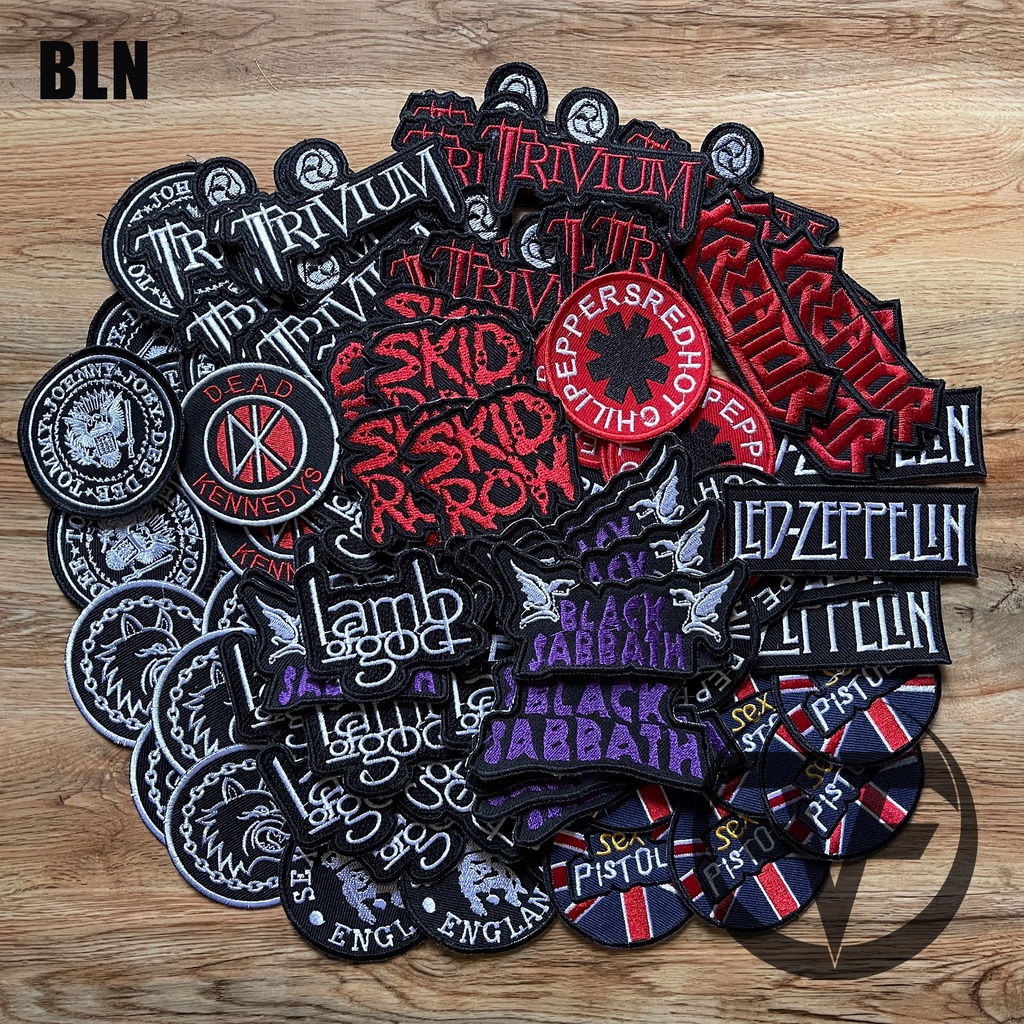 Jual patch emblem bordir MOTIF BAND BLACK SABBATH SKIDROW extra ...