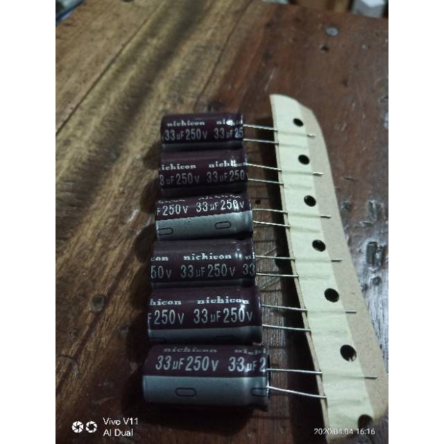 Jual Kapasitor Elco 33uf-250volt Capasitor 33 250v 33uf 250 volt 33 250volt 33uf 250v 33uf 250v ...