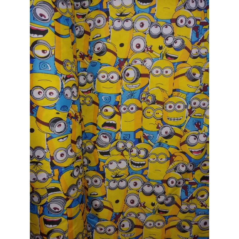 Jual Kain Sprei Motif Minion Meteran | Shopee Indonesia