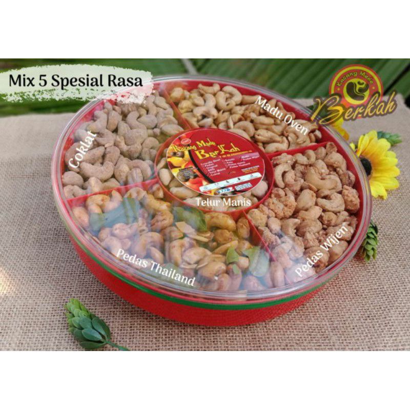 Jual KACANG METE MIX 5 RASA/ ASLI WONOGIRI/ BISA PILIH FARIAN RASA ...