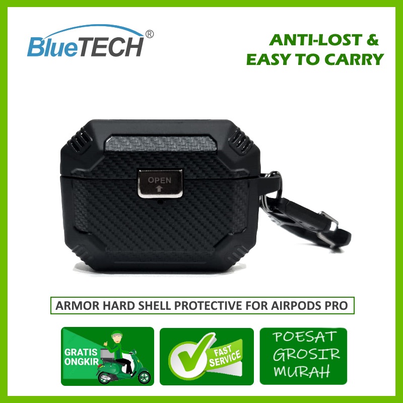 Jual Bluetech A18 Armor Hard Case Silicone Silikon for Airpods Airpod Pro | Shopee Indonesia