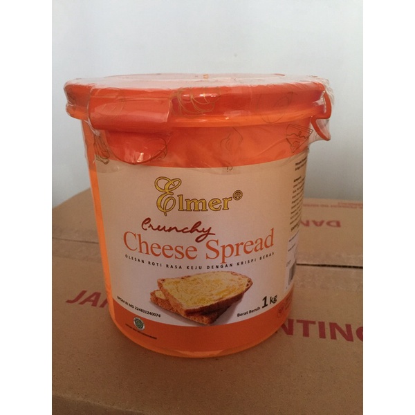 Jual Elmer Crunchy Cheese Spread 1 kg Olesan Roti Rasa Keju Krispi ...