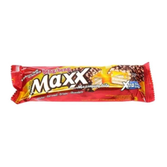 Jual BENG BENG MAXX 32 GRAM CHOCOLATE WAFER CARAMEL CRISPY ORIGINAL ...