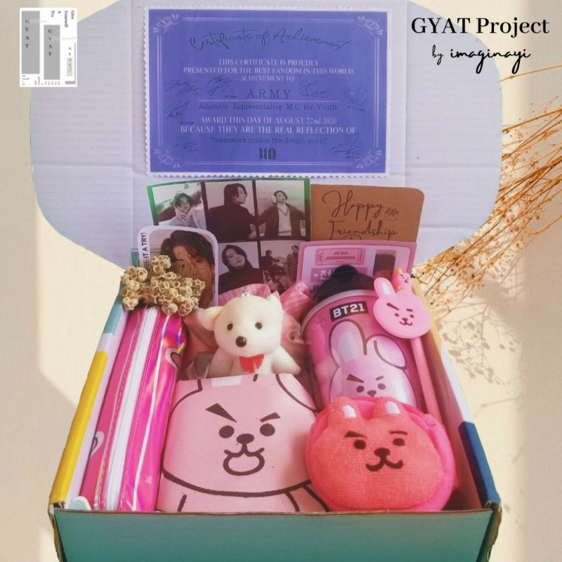 Jual BT21 Collection Set by GYAT Project - BTS Gift Box Hampers Kado ...