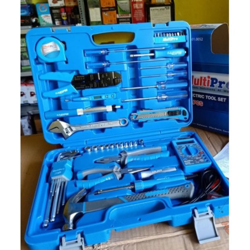 Jual MULTIPRO ELEKTRIK TOOL SET 52 PCS | Shopee Indonesia