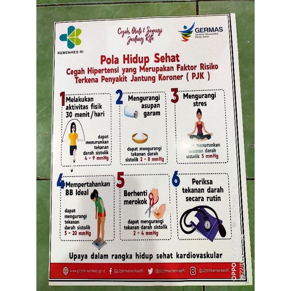 Jual (128) POSTER POLA HIDUP SEHAT | Shopee Indonesia