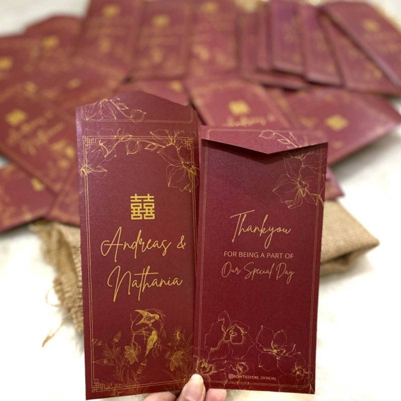 Jual Angpao custom/ angpao wedding / angpao sangjit | Shopee Indonesia