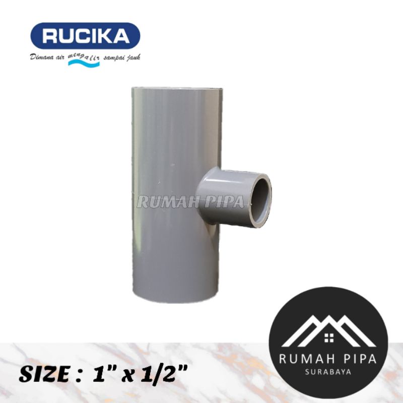 Jual Reducer Tee 1" x 1/2" AW / Verlop Tee 1" x 1/2" AW - RUCIKA | Shopee Indonesia