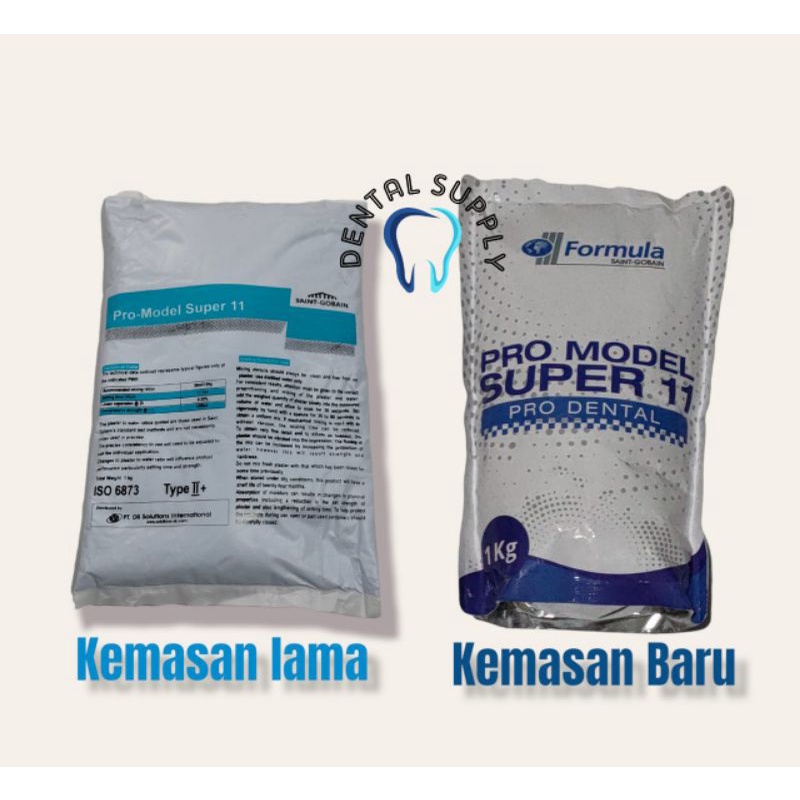 Jual Gips stone / cetak gigi /dental matrial /gips biru /moldano /100% ...