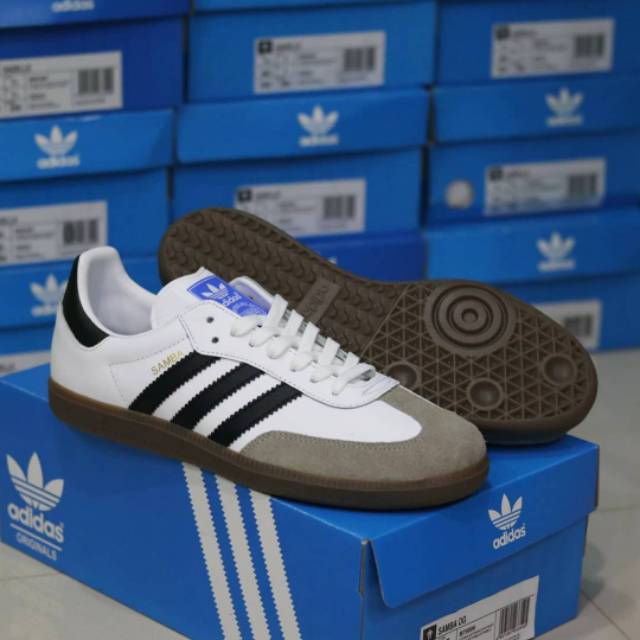 Jual Adidas Samba Og White Black | Shopee Indonesia