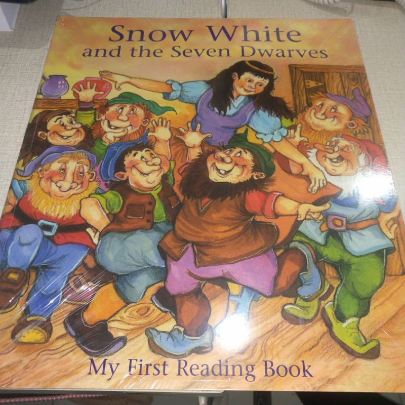 Jual SNOW WHITE and the Seven dwarves Story book buku dongeng cerita ...