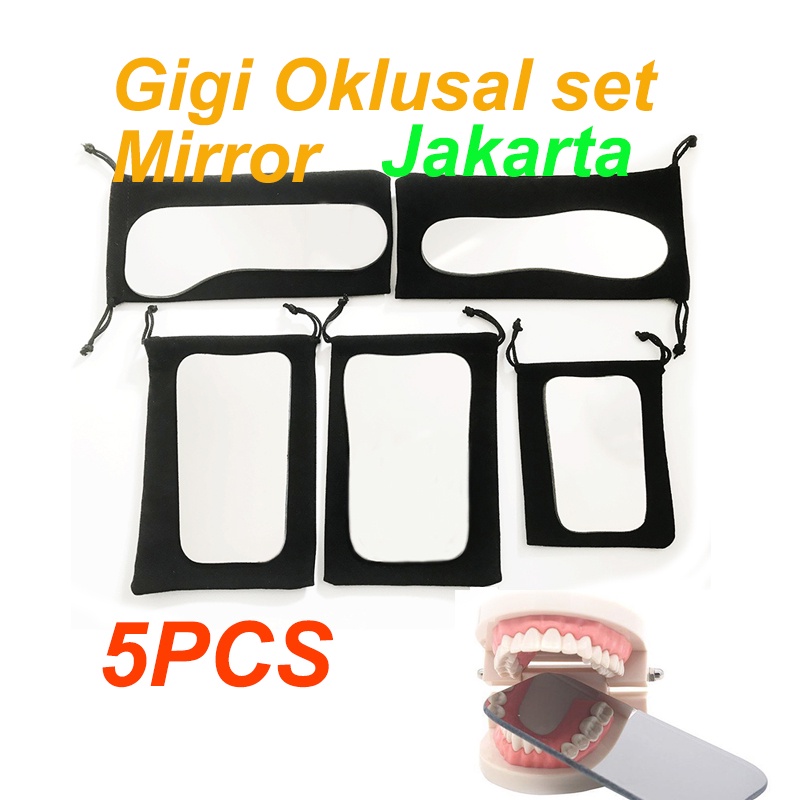 Jual 5pcs gigi mirror reflect rhodium cermin intraoral kaca intra ...