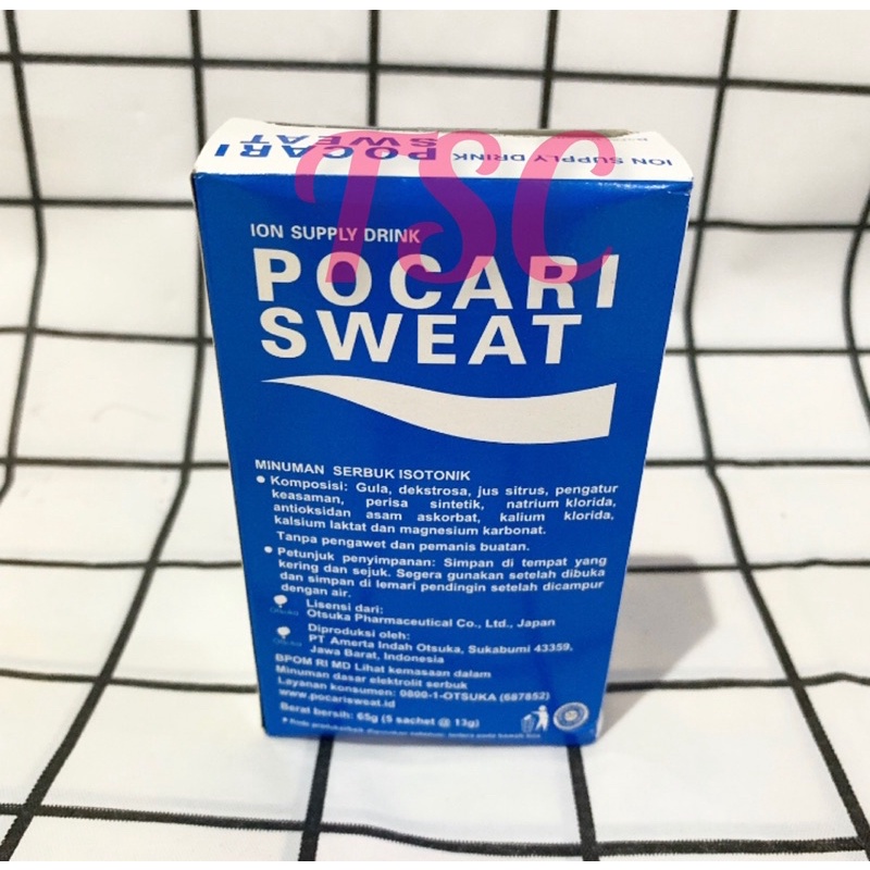 Jual POCARI SWEAT Isotonik Sachet Pocari Sweat Sachet 15 gr (isi 5 ...