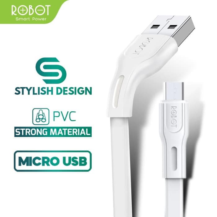 Jual ROBOT Kabel Data RDM100S Data Cable Micro USB 100CM Garansi ...