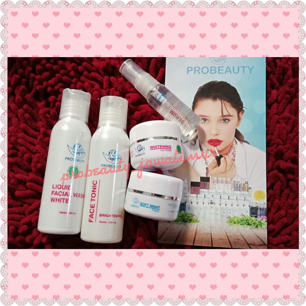 Jual Paket Probeauty Soft Night Isi 5 (serum whitening)sedikit berminyak | Shopee Indonesia