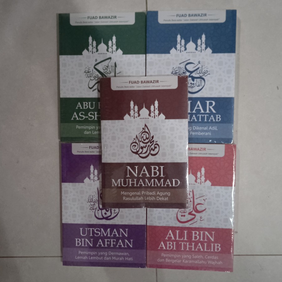 Jual Nabi Muhammad dan Khulafaur Rasyidin - Fuad Bawazir - Paket 5 Buku ...