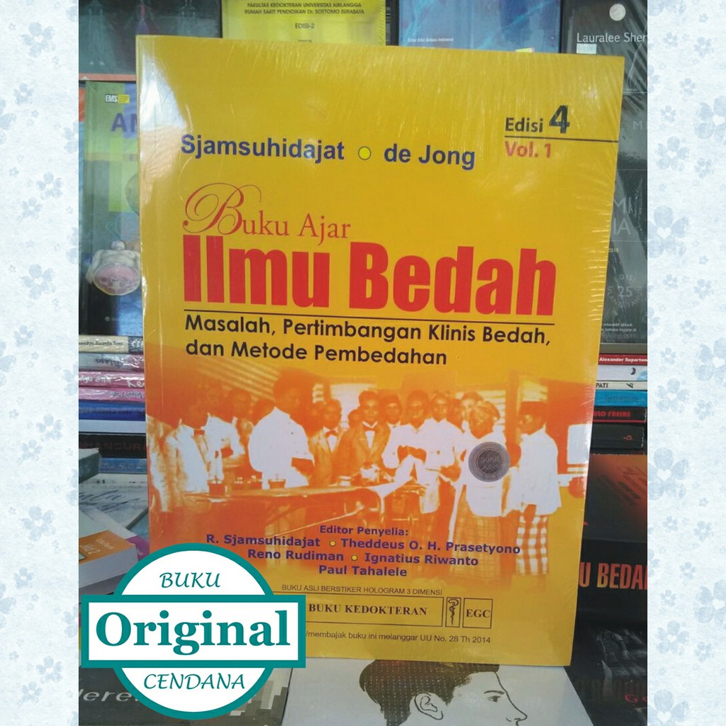 Jual Buku Ajar Ilmu Bedah Edisi 4 - De Jong (FREE BUBBLE WRAP) | Shopee Indonesia