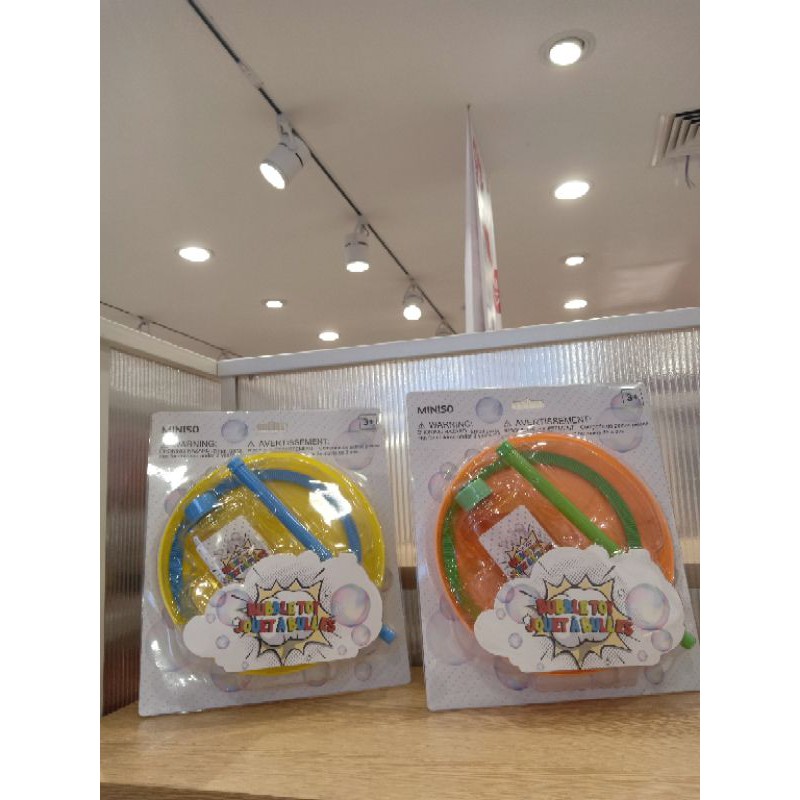 Jual Miniso Bubble gun mainan gelembung air | Shopee Indonesia